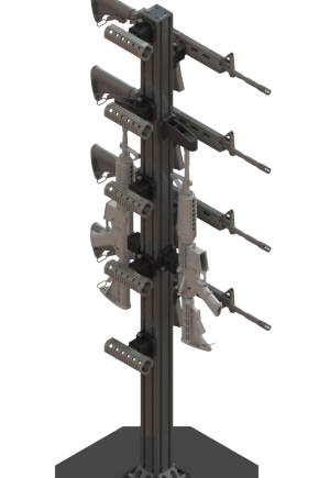 Innovative Gun Racking, Display and Mounting System