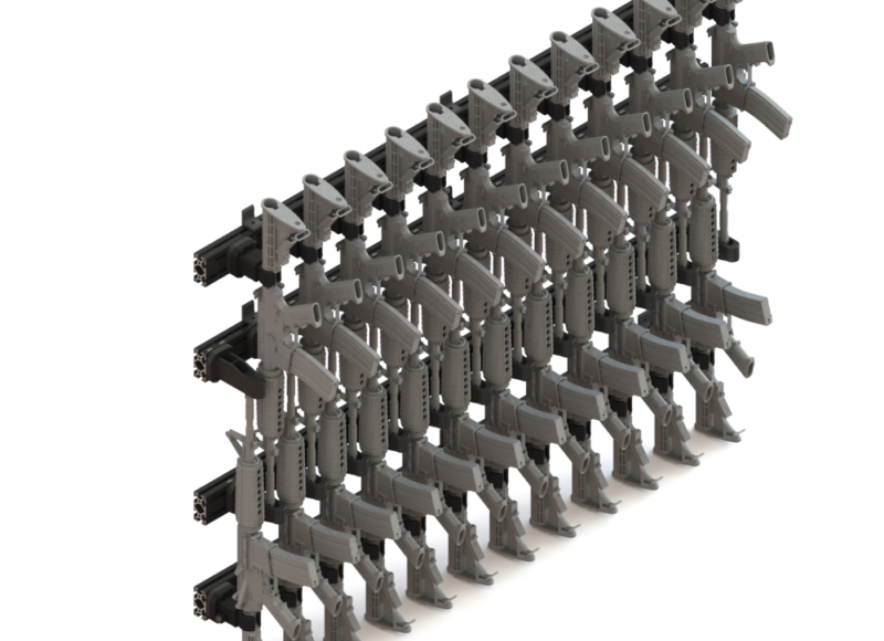 Innovative Gun Racking, Display and Mounting System