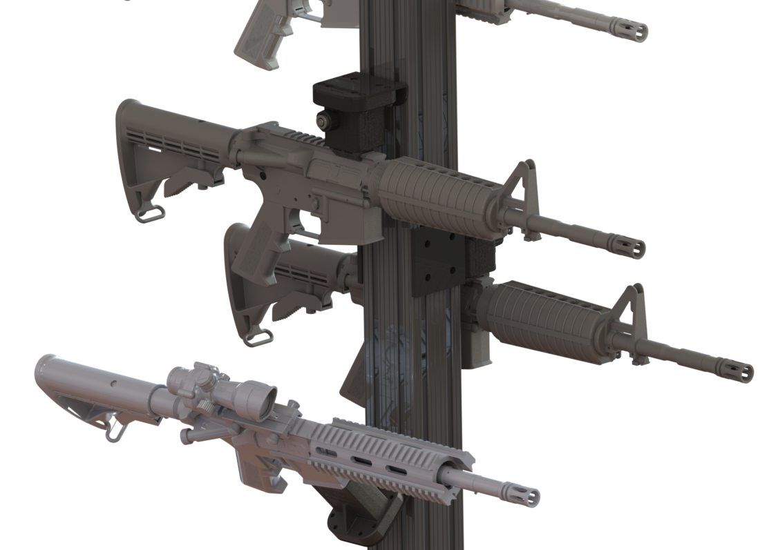 Innovative Gun Racking, Display and Mounting System